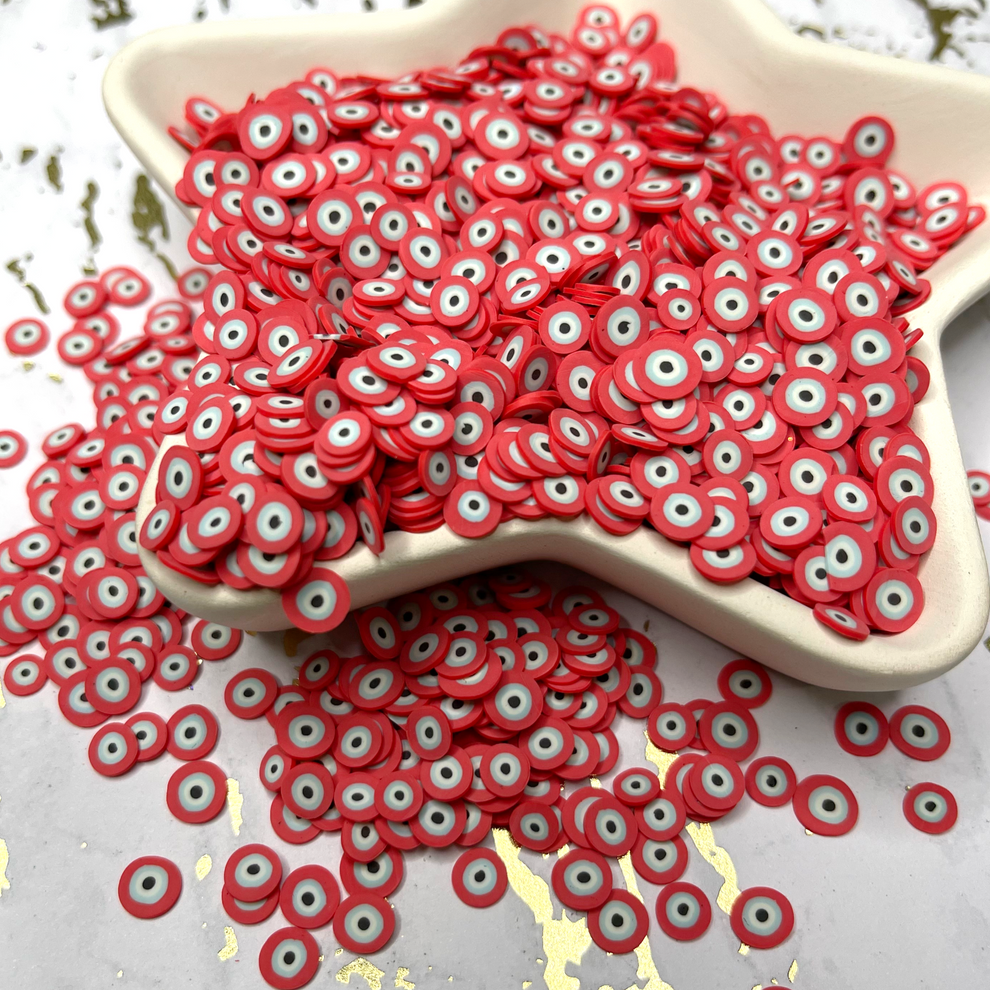 Evil Eye ( sprinkles ) Red – ChaseRaeGlitter
